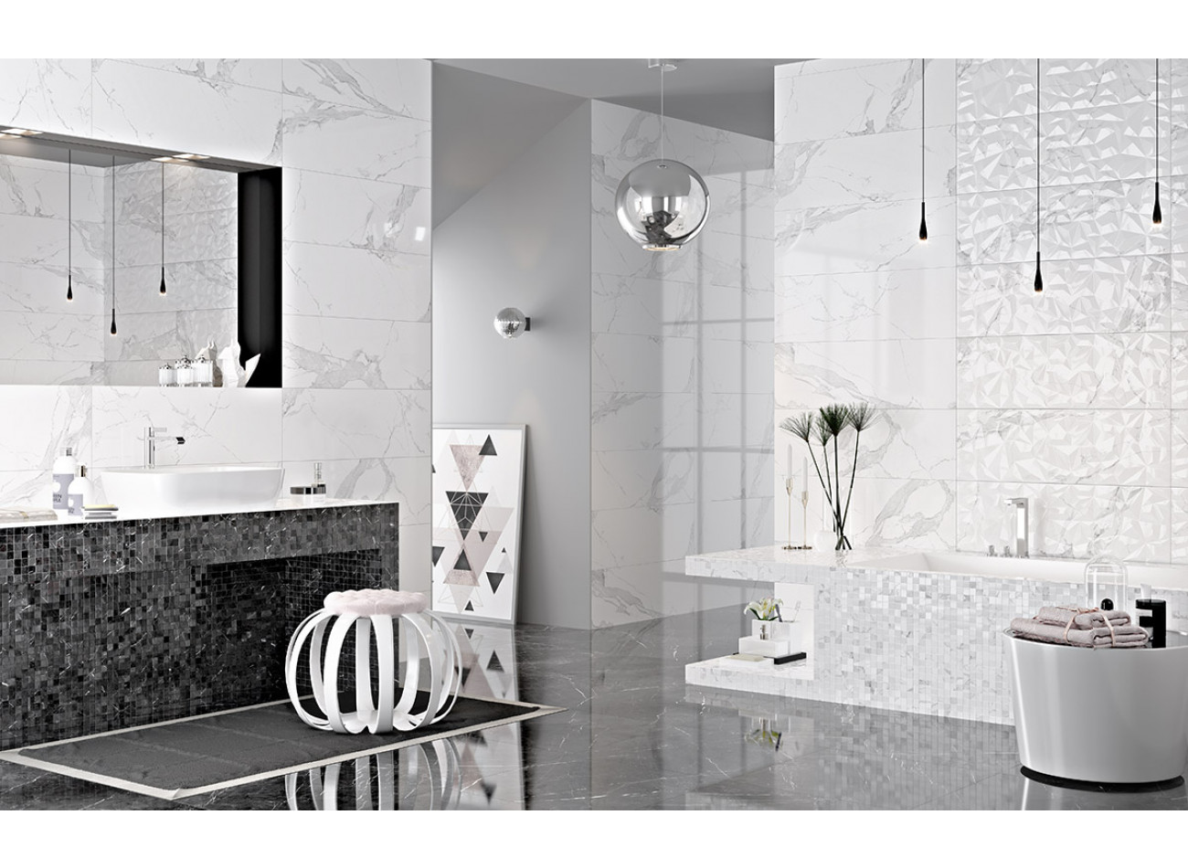 Купить плитку Lazzaro в ванную под мрамор