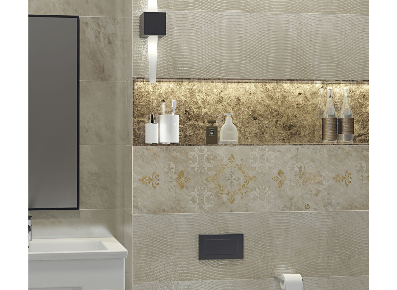 Керамогранит под дерево Memmer 33.3х100 см Navarti